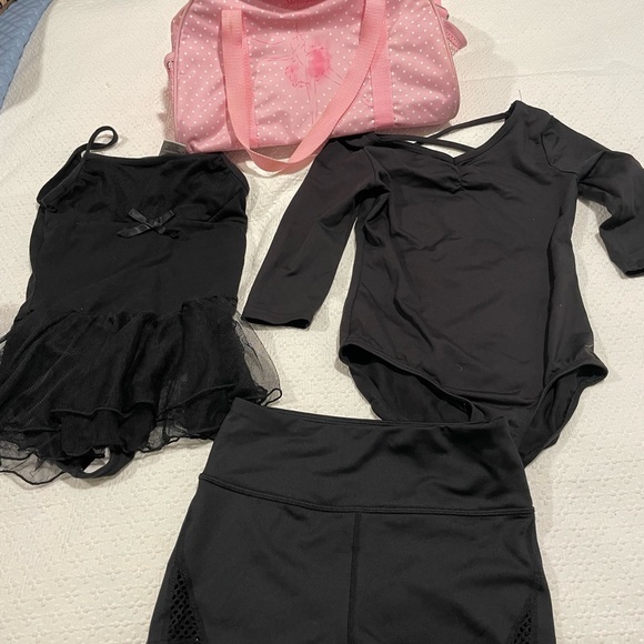 Other | Girls 78 Ballet Or Dance Gear With Bag | Poshmark